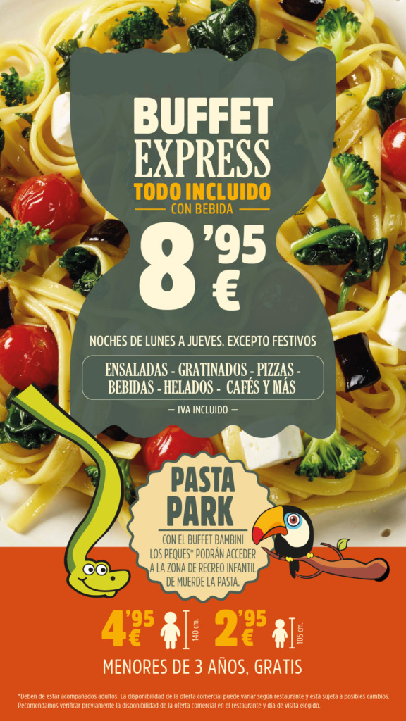 Restaurantes italianos con buffet libre | Muerde la Pasta