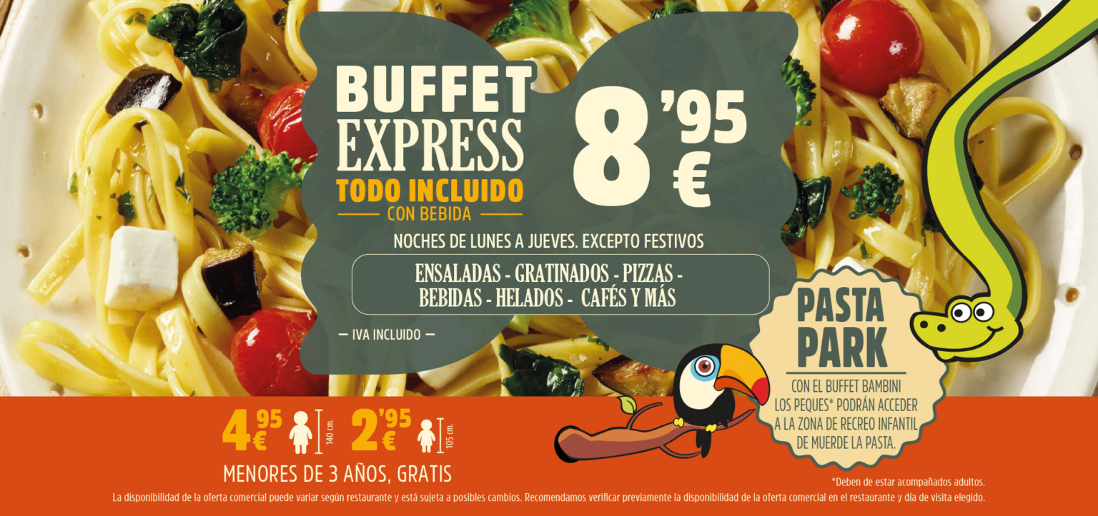 Restaurantes italianos con buffet libre | Muerde la Pasta